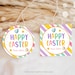 Editable Easter Gift Tags Happy Easter Teacher Appreciation Classroom ...