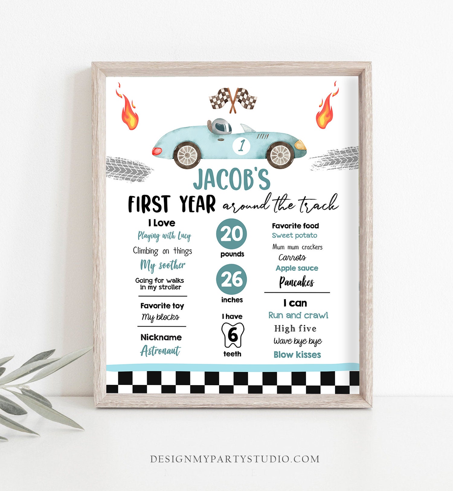 Editable Racing Racing Birthday Milestones Sign First Trip Boy - Etsy
