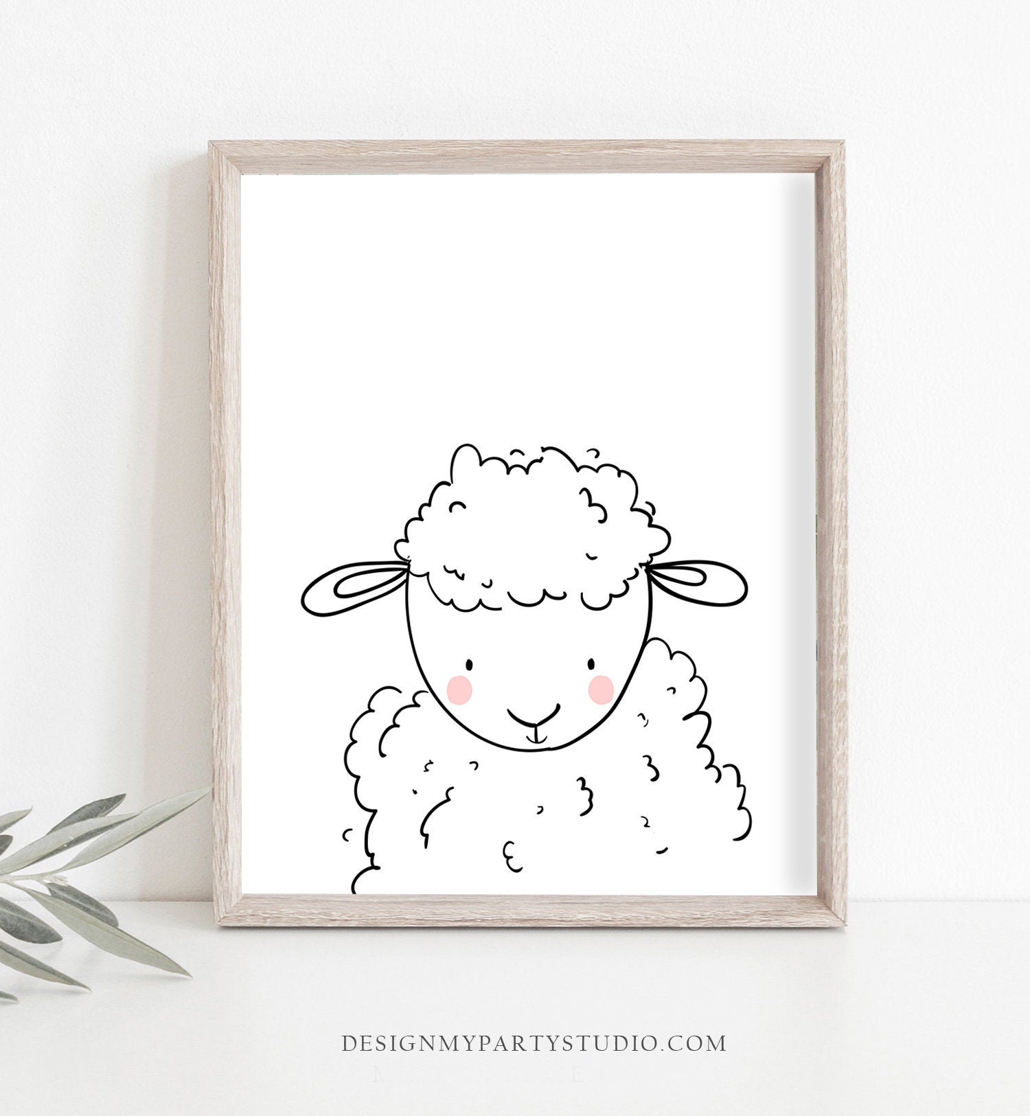 Sheep Drawing For Kids