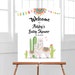 Editable Llama Welcome Sign Llama Baby Shower Welcome Baby Sprinkle ...