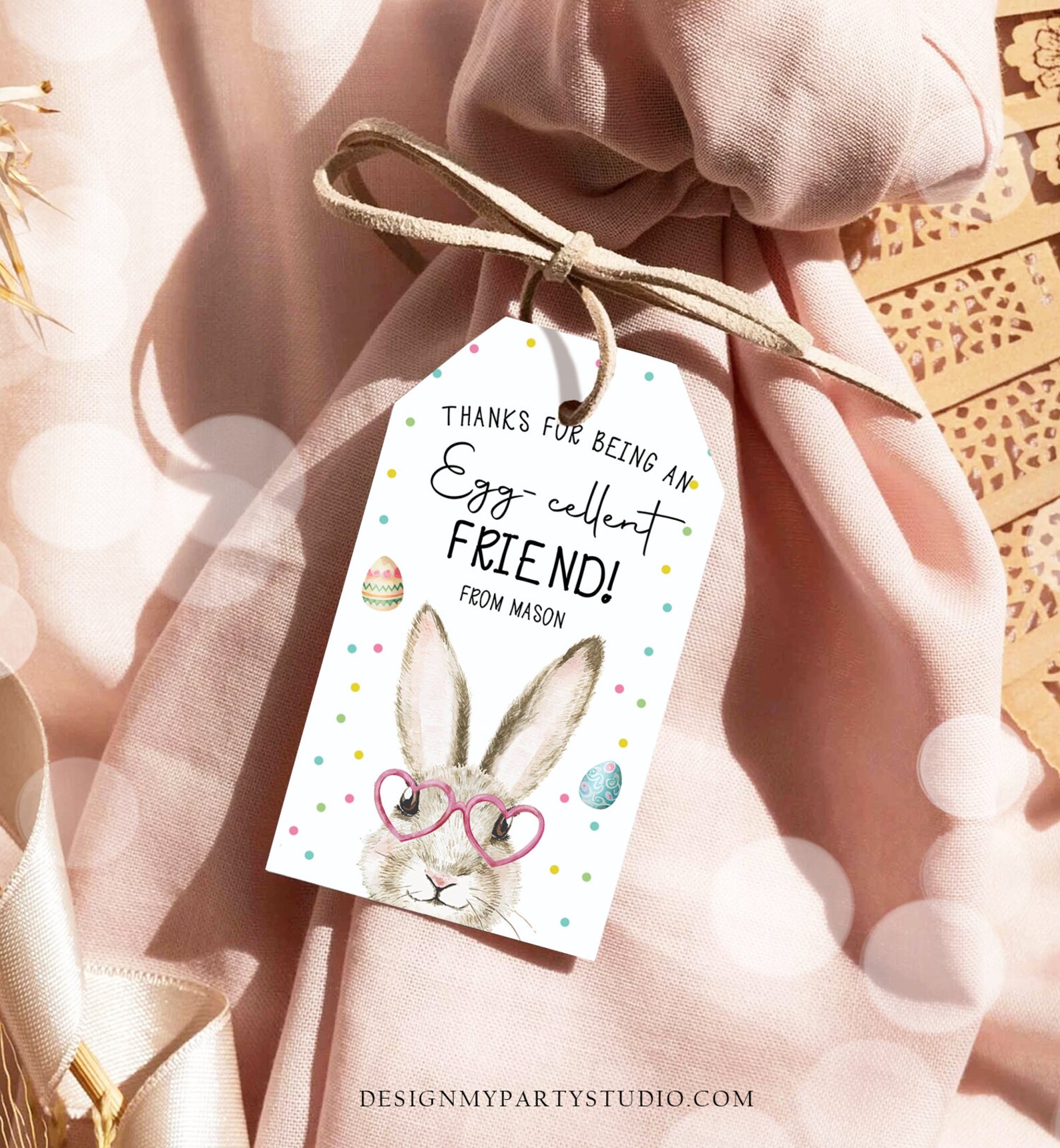Editable Easter Friend Gift Tags Easter Eggcellent Friend Classroom ...