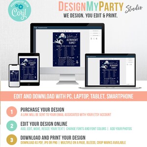 Editable What is Your Astronaut Name Game Outer Space Birthday Galaxy ...