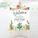Editable Fiesta Cactus Welcome Sign First Fiesta Birthday - Etsy