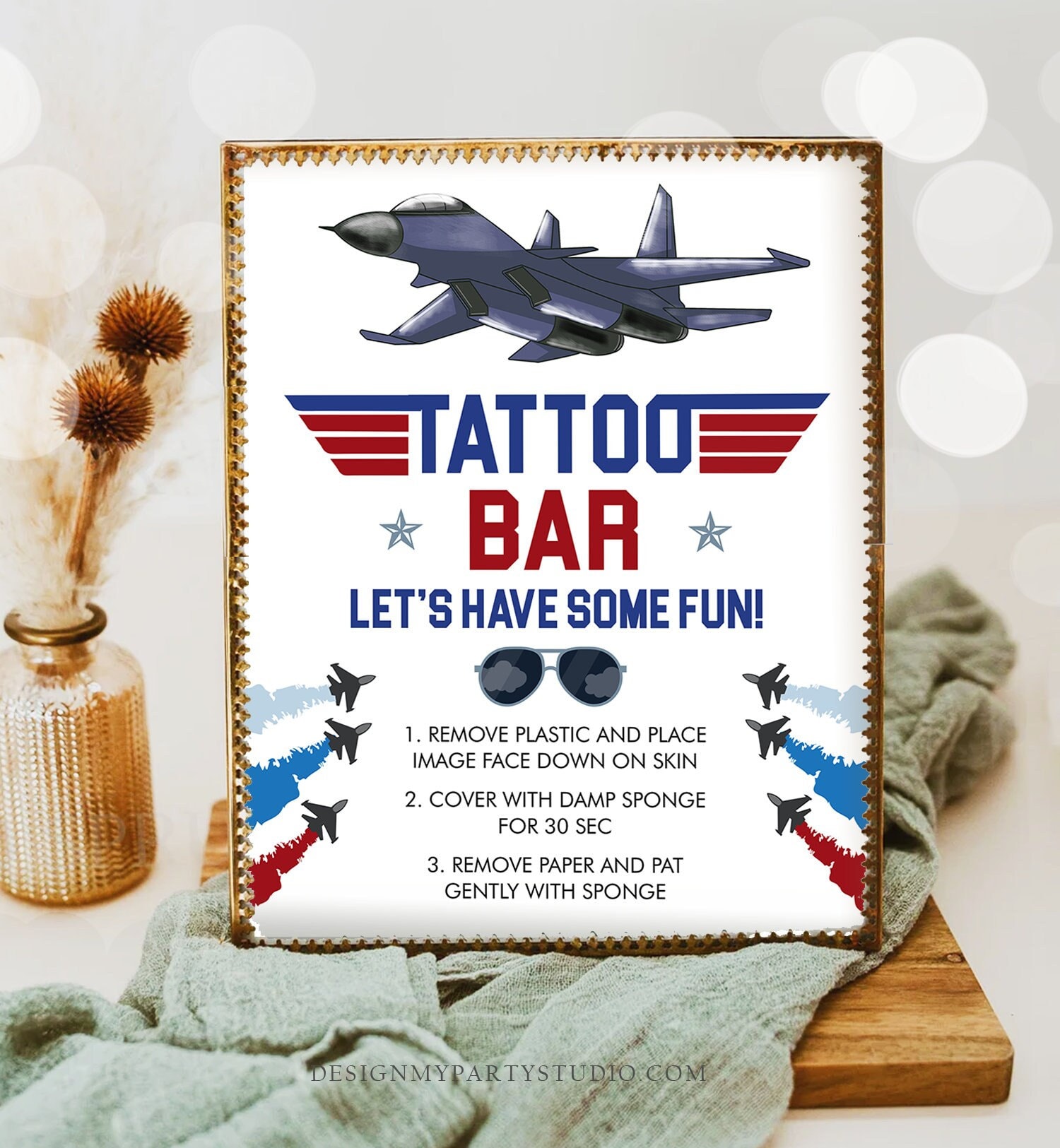 Fighter Jet Tattoo