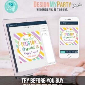 Editable Easter Tags You Are Eggstra Special Kids Classroom Teacher ...