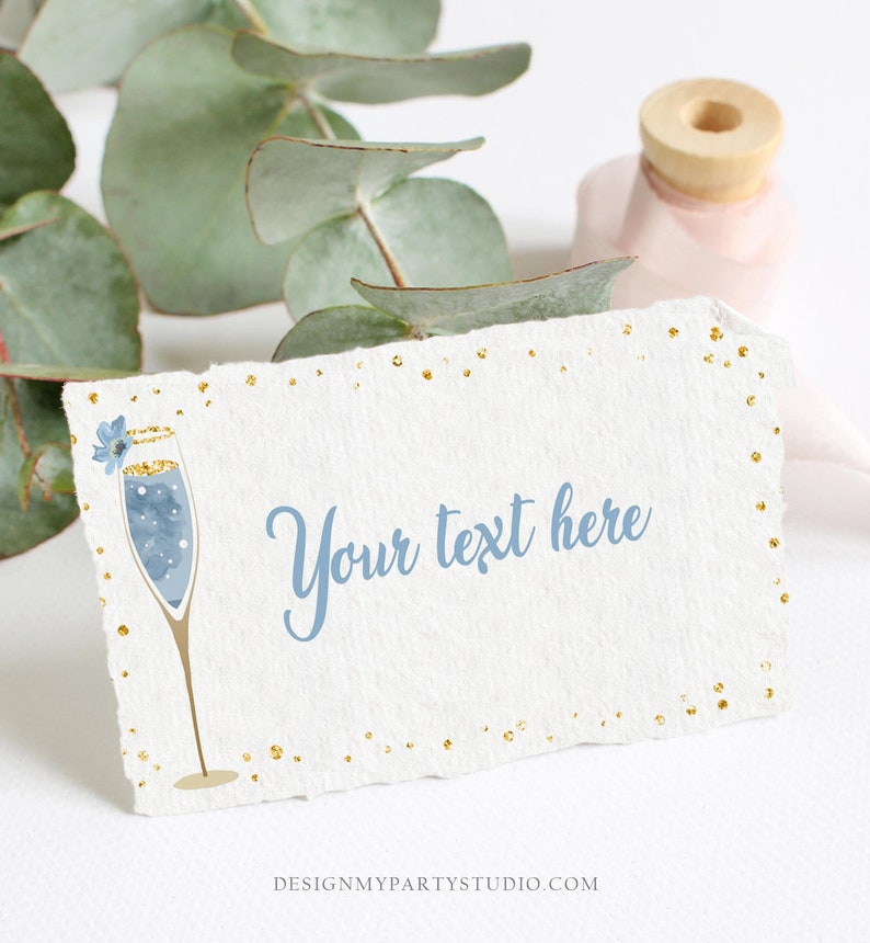 Editable Bubbly Food Labels Brunch and Bubbly Bridal Shower - Etsy