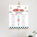 Editable Racing Racing Birthday Milestones Sign Two Fast Boy 2nd ...