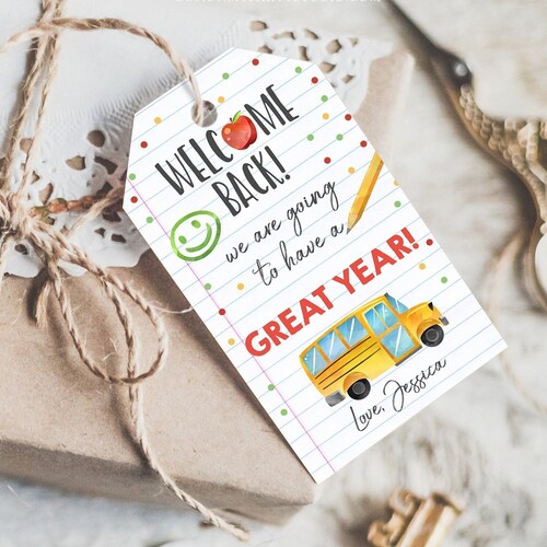 Printable PTA Tags Welcome Back to School Gift Tags - Etsy