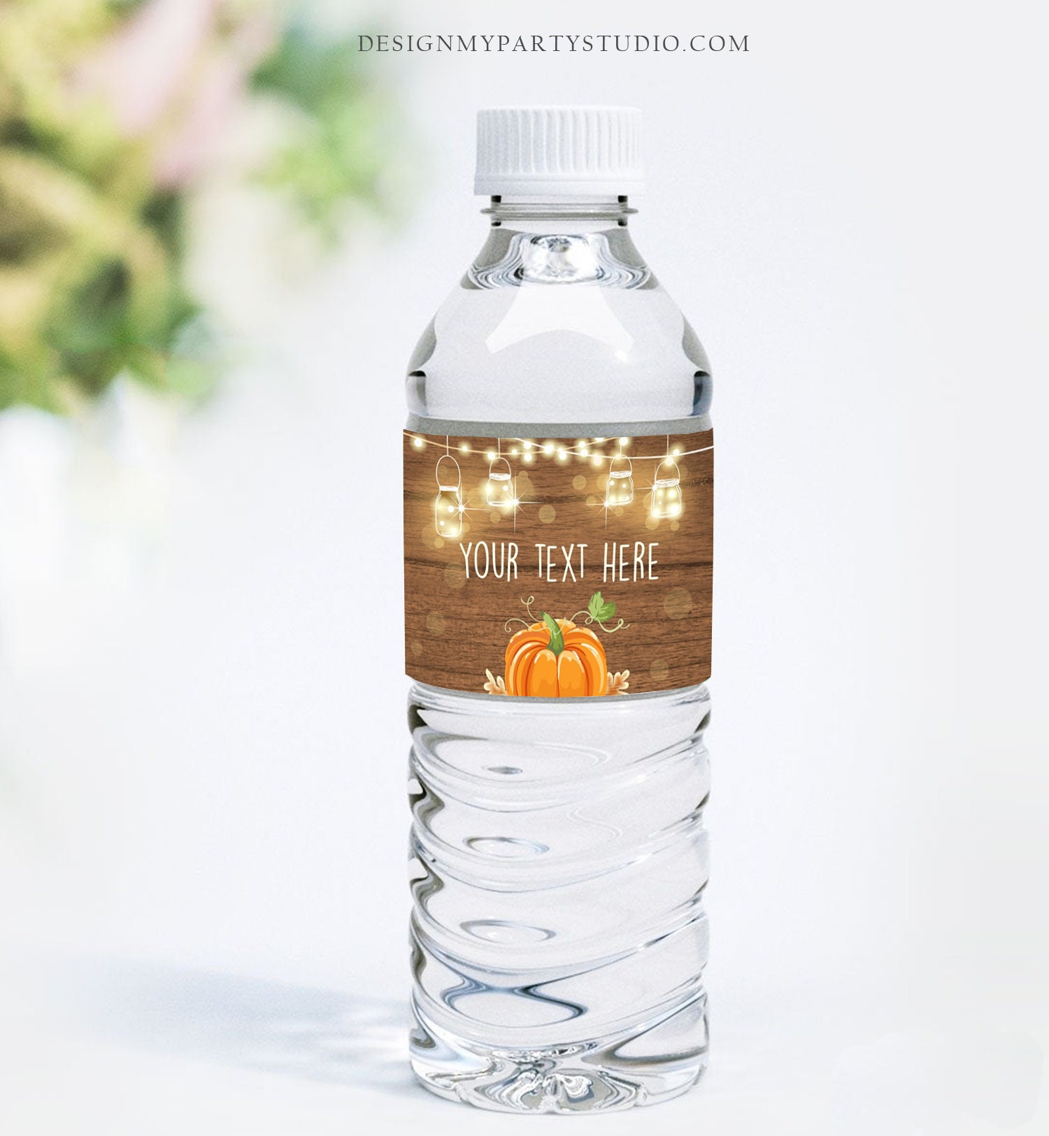Fall Theme Water Bottle Labels - Etsy