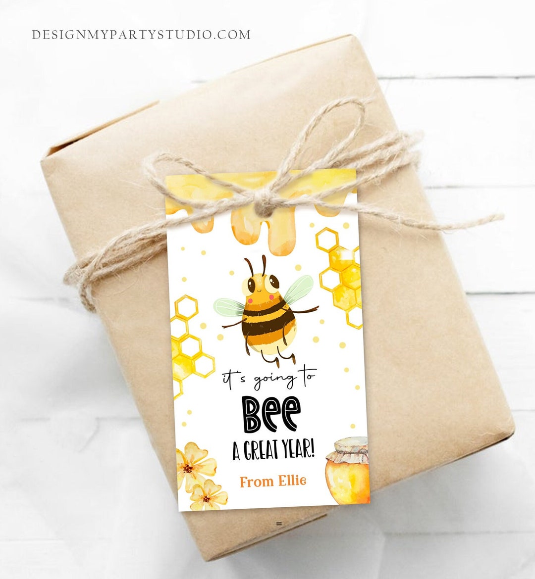 Editable Back to School Treat Tags Classroom Bee a Great Year First Day ...