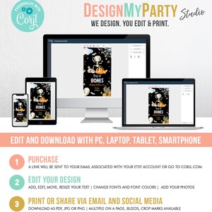 Editable Halloween Gift Tag Skeleton Gift Tags Trick or Treat Halloween ...