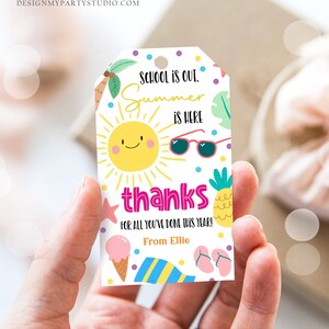 Editable Teacher Appreciation Gift Tags Sunshine Thank You Tag School ...