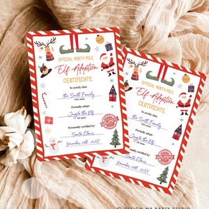 Editable Elf Adoption Certificate Adopt an Elf Letter Activity ...