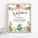 Editable Fiesta Cactus Welcome Sign First Fiesta Birthday - Etsy