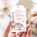 Editable Paris Birthday Favor Tag Merci Beaucoup French Patisserie ...
