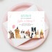 Editable Cats and Dogs Birthday Invitation Cat Dog Birthday Party ...