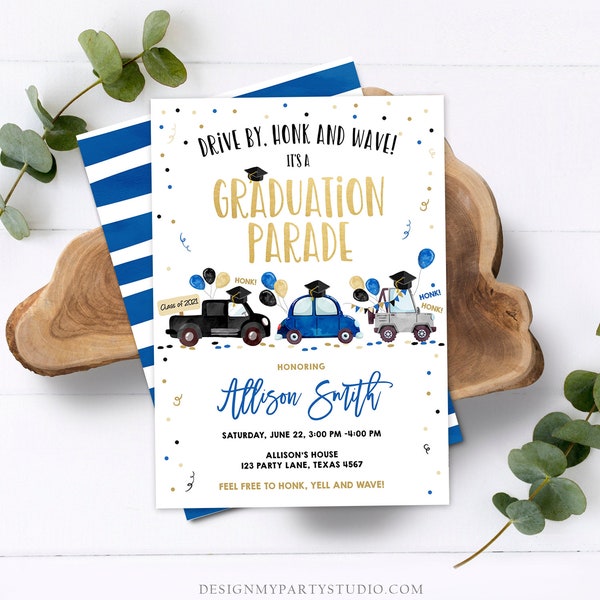 Drive by Graduation Party Invite - Etsy