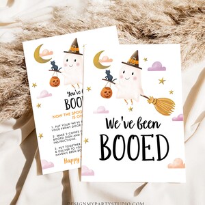 Editable You've Been Booed Halloween Game Printable We've Been Booed ...