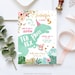 Editable Dinosaur Tea Party Invitation Tea Rex Birthday - Etsy