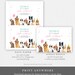 Editable Cats and Dogs Birthday Invitation Cat Dog Birthday Party ...