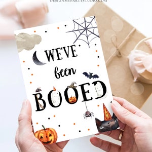 Editable You've Been Booed Halloween Game Printable We've Been Booed ...