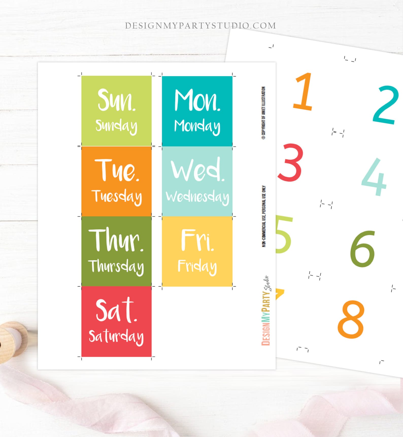 Morning Board Printable Activity Toddler Kids Homeschool - Etsy
