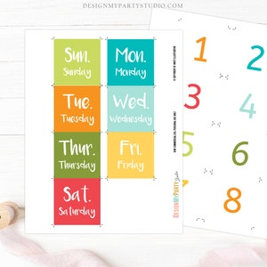 Morning Board Printable Activity Toddler Kids Homeschool Weather Chart ...