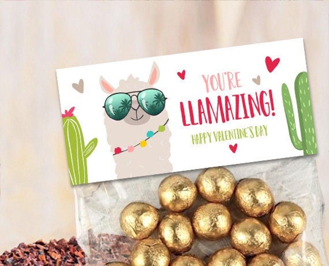 Valentines for Kids Valentine Teacher Treat Bag Toppers Valentine ...