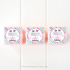 Editable Crazy Straw Tags Birthday Tags Sip Sip Hooray Its Your ...