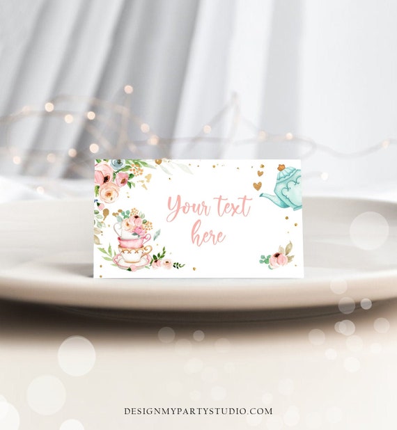 Printable Party Food Name Cards
