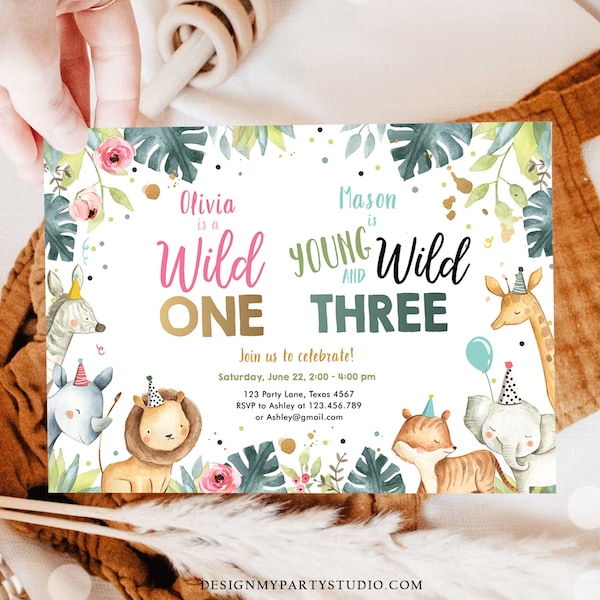 Young Wild and Three - Etsy