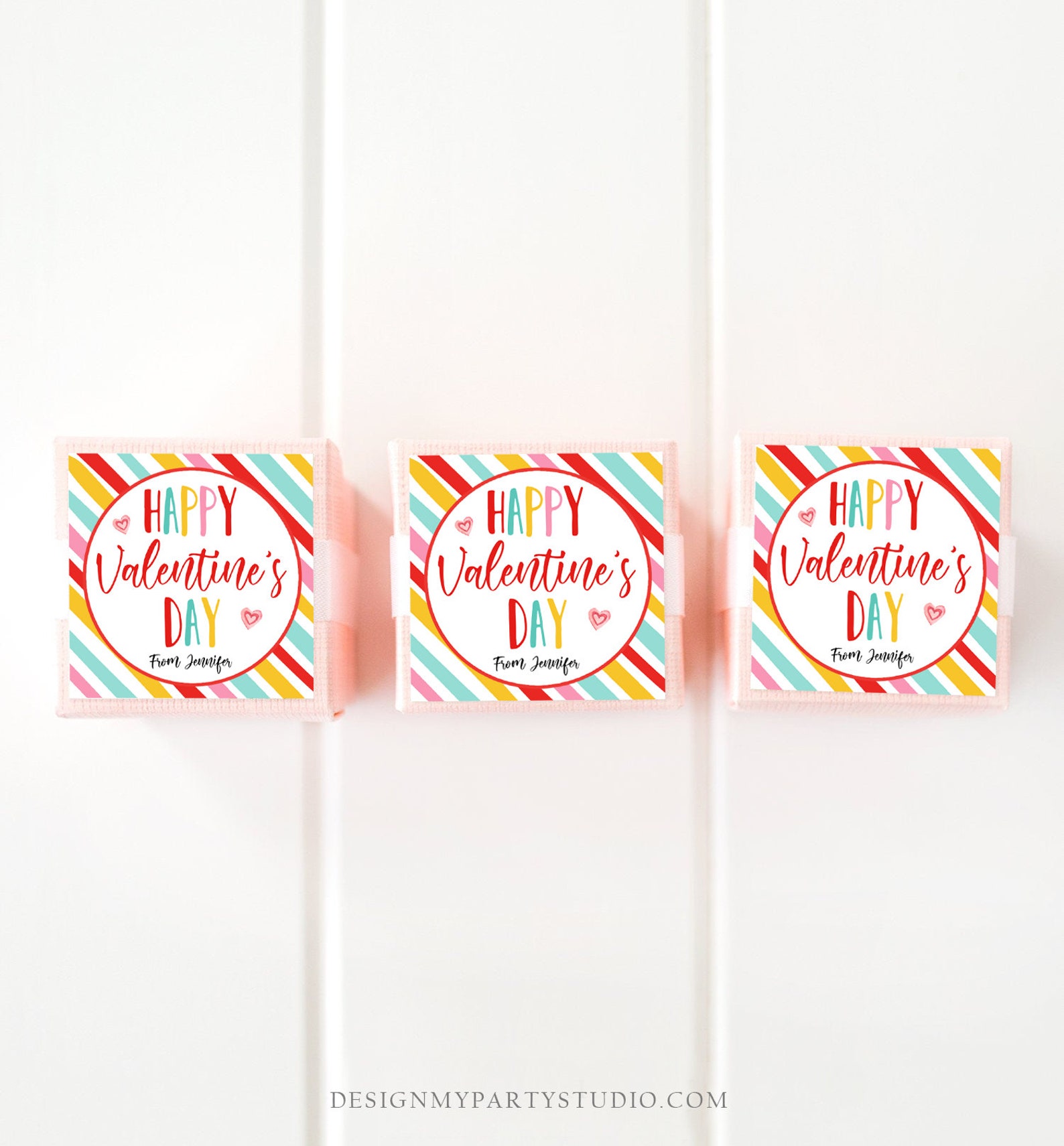 Editable Valentine's Day Cookie Tags Happy Valentine's Day Cookies Tag ...