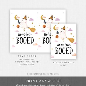Editable You've Been Booed Halloween Game Printable We've Been Booed ...