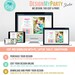 Editable Joint Twin Birthday Invitation Twins Confetti Siblings ...