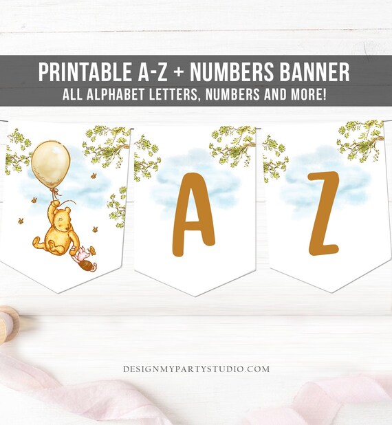 Winnie The Pooh Alphabet Banner Letters A To Z Numbers Classic Pooh winnie-the-pooh-alphabet-banner-letters-a-to-z-numbers-classic-pooh