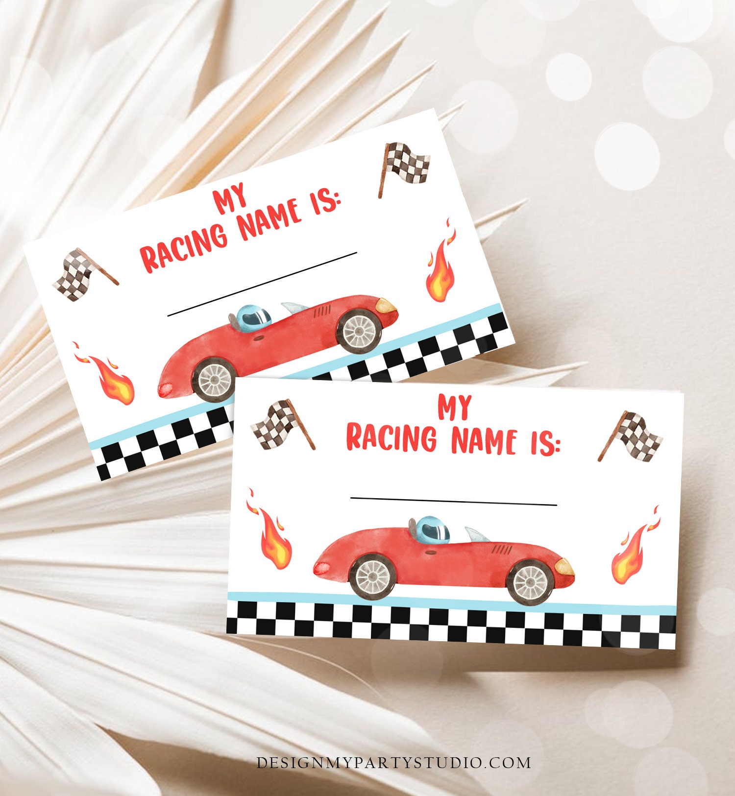 What is Your Racing Name Game Growing up Two Fast Birthday Game Race ...