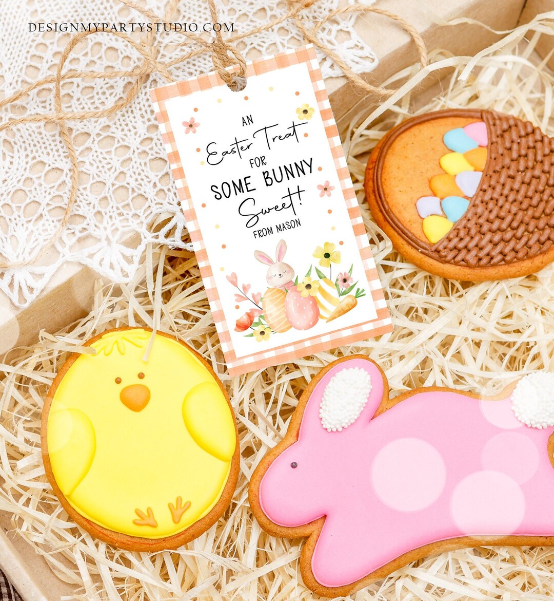 Editable Easter Gift Tags Easter Treat Some Bunny Sweet Classroom ...