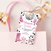 Editable Disco Cowgirl Birthday Favor Tag Nashville Party Gift Tag Pink ...