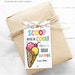 Editable Summer Ice Cream Teacher Appreciation Tag Kids End of School ...
