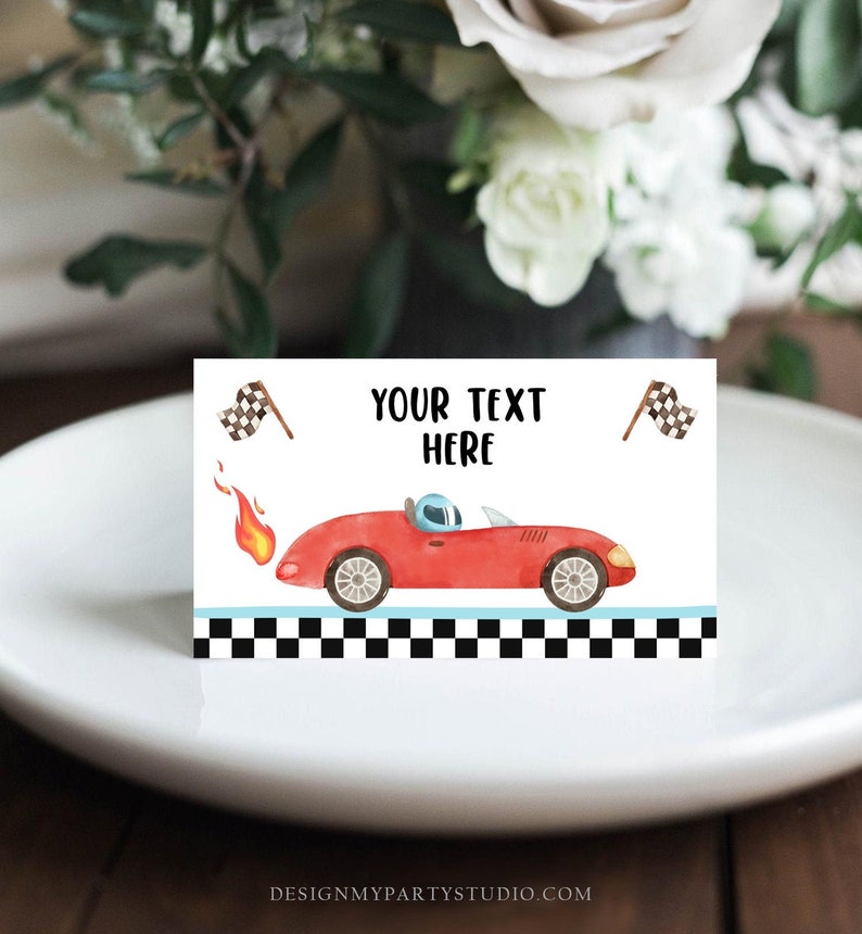 Editable Food Labels Race Car Birthday Racing Food Labels - Etsy Australia