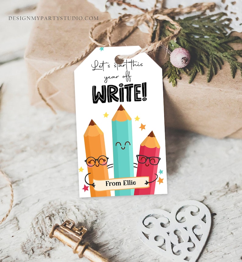 Editable Back to School Gift Tags Classroom Welcome Back Happy First ...
