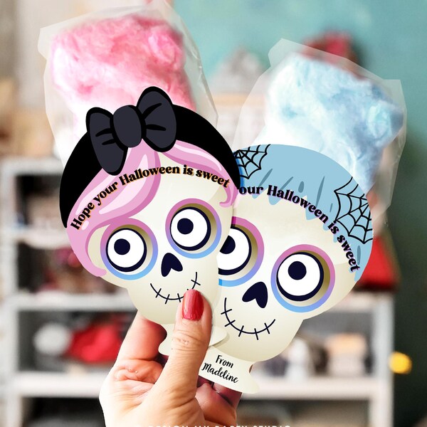 Halloween Cotton Candy Party Favor - Etsy