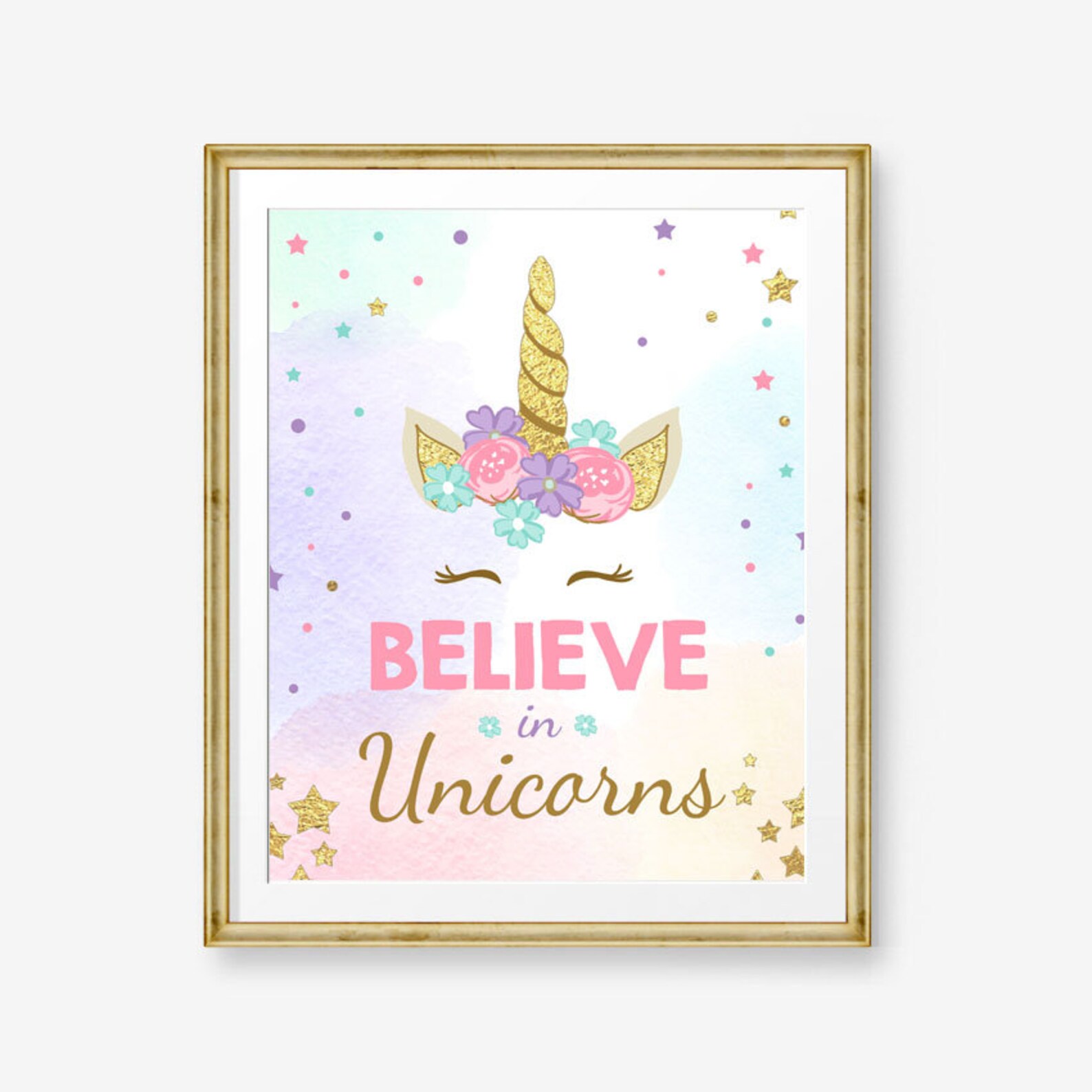 Unicorn Party Sign Unicorn Table Sign Unicorn Birthday Sign | Etsy