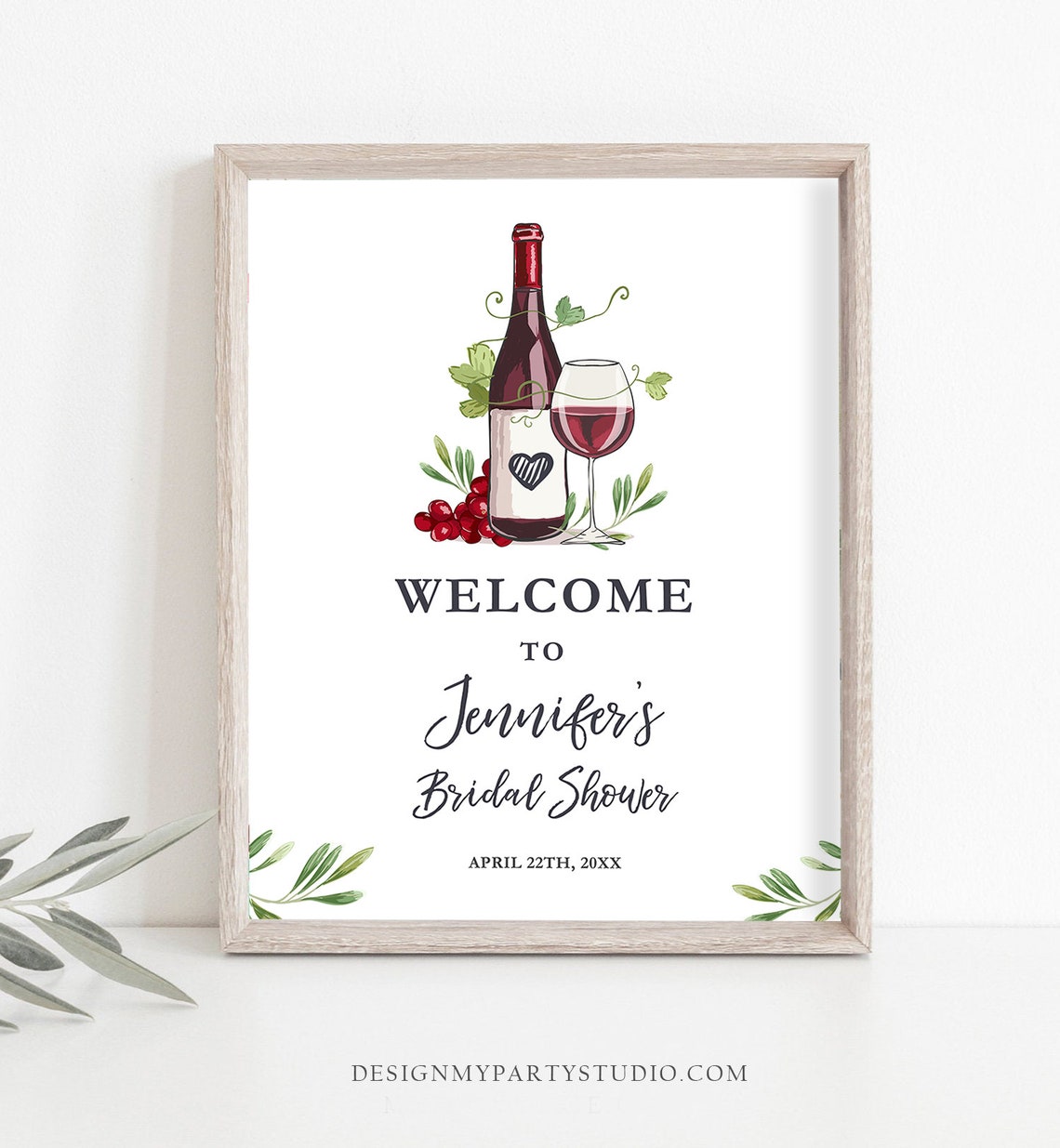 Editable Wine Welcome Sign Couples Shower Welcome Cheers to - Etsy
