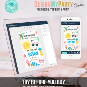 Editable Summer Teacher Appreciation Gift Tag Kids Your Turn to Relax ...