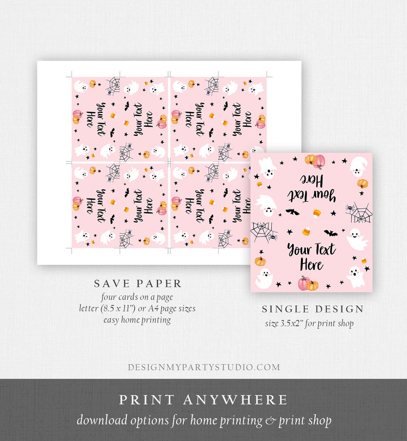 Editable Halloween Food Labels Peek a Boo Halloween Baby - Etsy