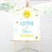Editable Sunshine Welcome Sign Little Sunshine Birthday Party - Etsy