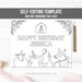 Editable Coloring Page Farm Animals Birthday Party Activity Game Farm ...