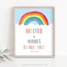 Editable Rainbow Welcome Sign Rainbow Birthday Party Sign - Etsy
