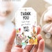 Editable Party Animals Favor Tags Wild One Animals Thank You Tags ...